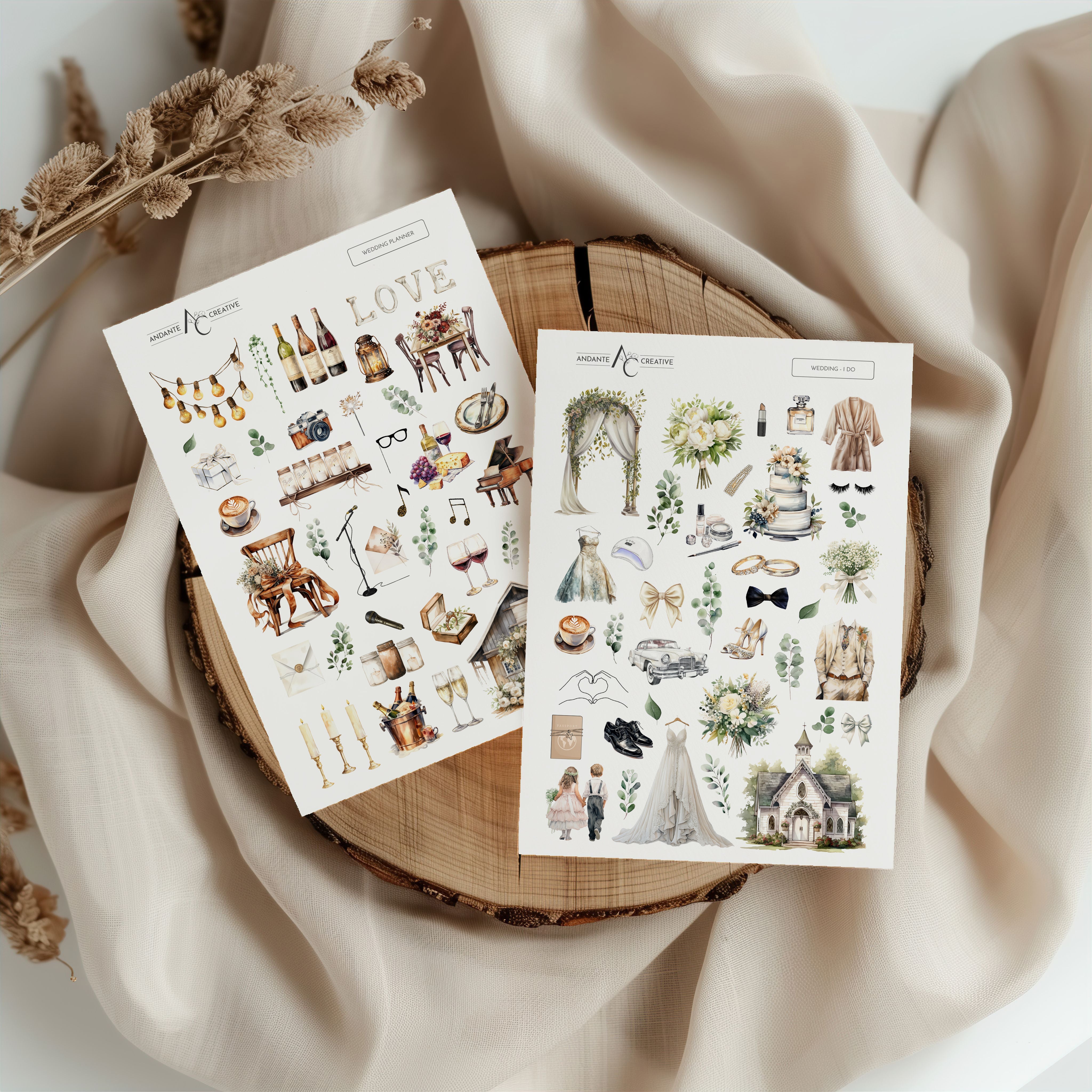 THEMED STICKERS – Andante Creative